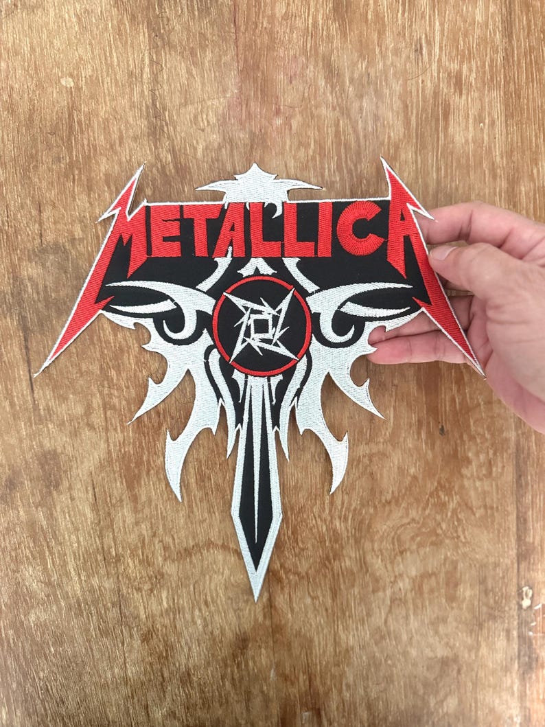 Metallica Band Music Heavy Metal Speed Metal Logo Symbol Embroidery ...