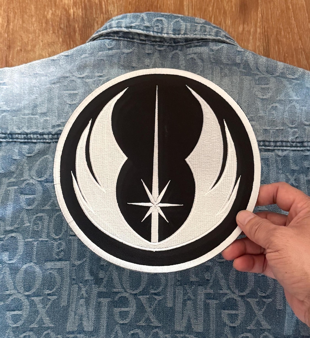 Jedi Order Jedi Crest Squadron Star Wars Symbol Embroidery Iron-on Sew ...