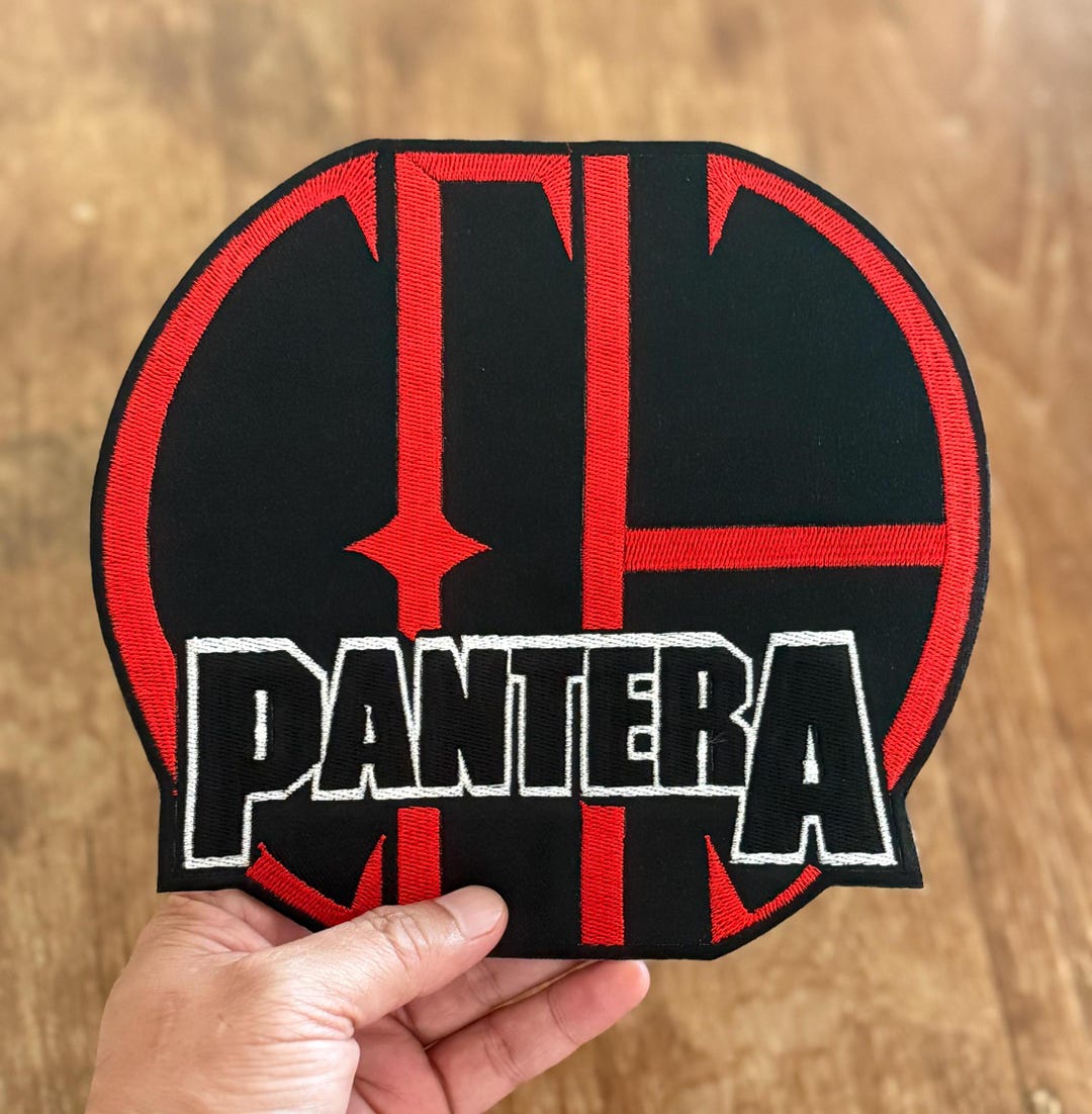 Pantera Heavy Metal Band Music Logo Symbol Embroidery Iron-on Sew-on ...