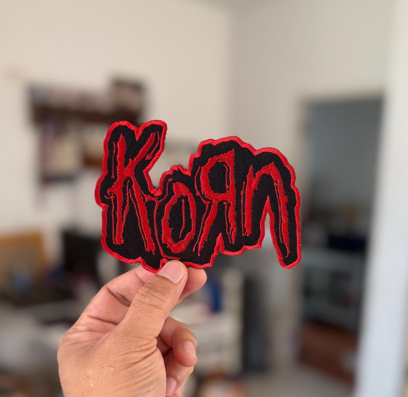 2pcs. Korn Nu Metal Band Music Logo Symbol Embroidery Iron-on Sew-on ...
