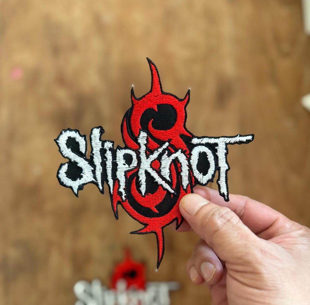 2pcs. Slipknot Heavy Metal Band Music Logo Symbol Embroidery Iron-on ...