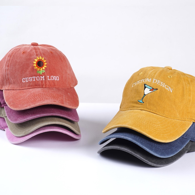 Custom Logo Cap Vintage - Etsy