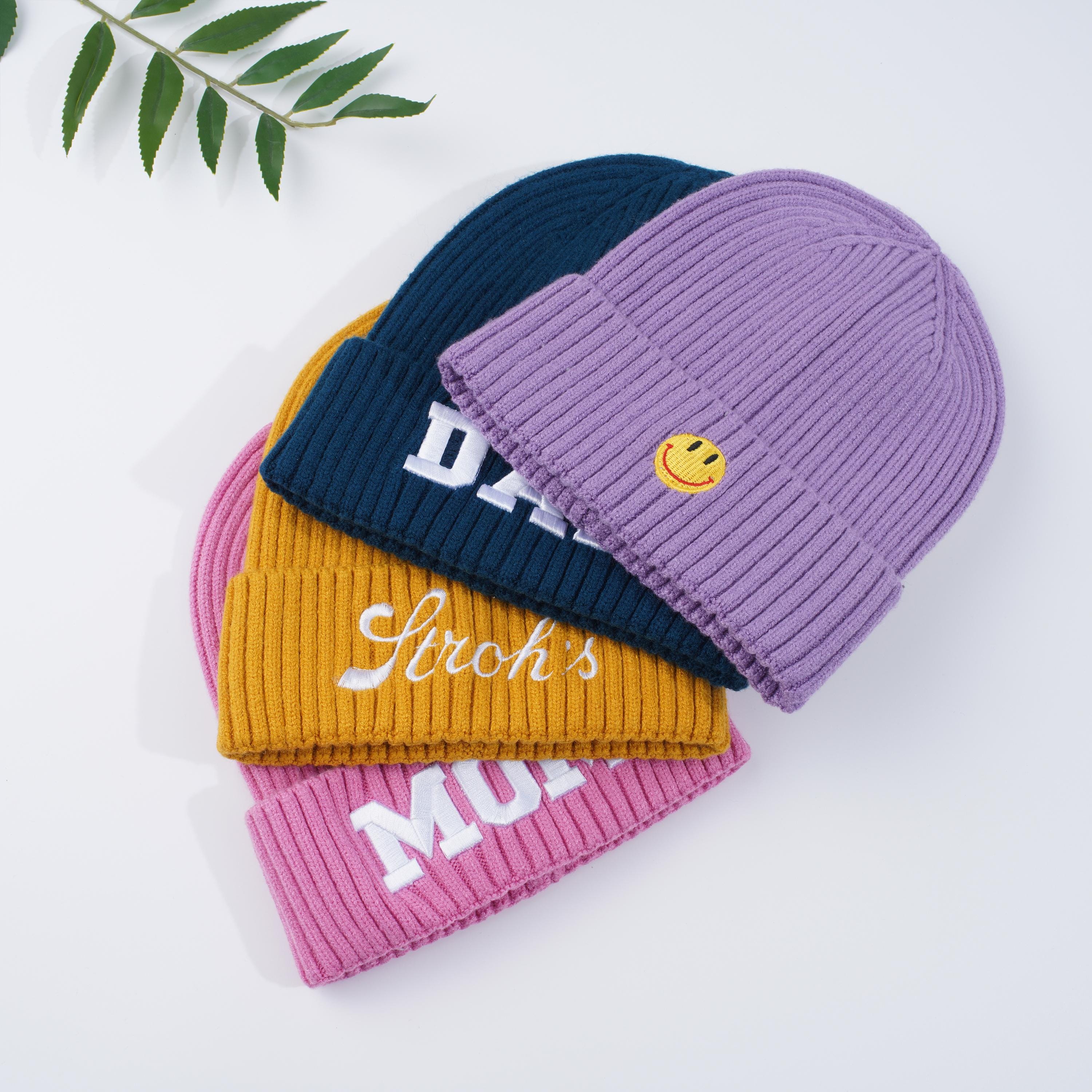 Custom Embroidered Hats, Personalized Winter Hats With Text/logo ...