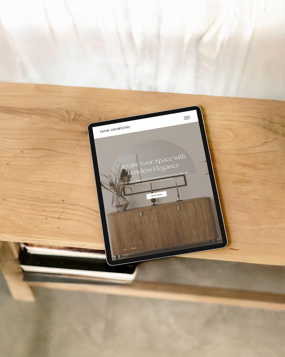 Modern iPad Mockup: Web & App Tablet Design (PSD) - Etsy