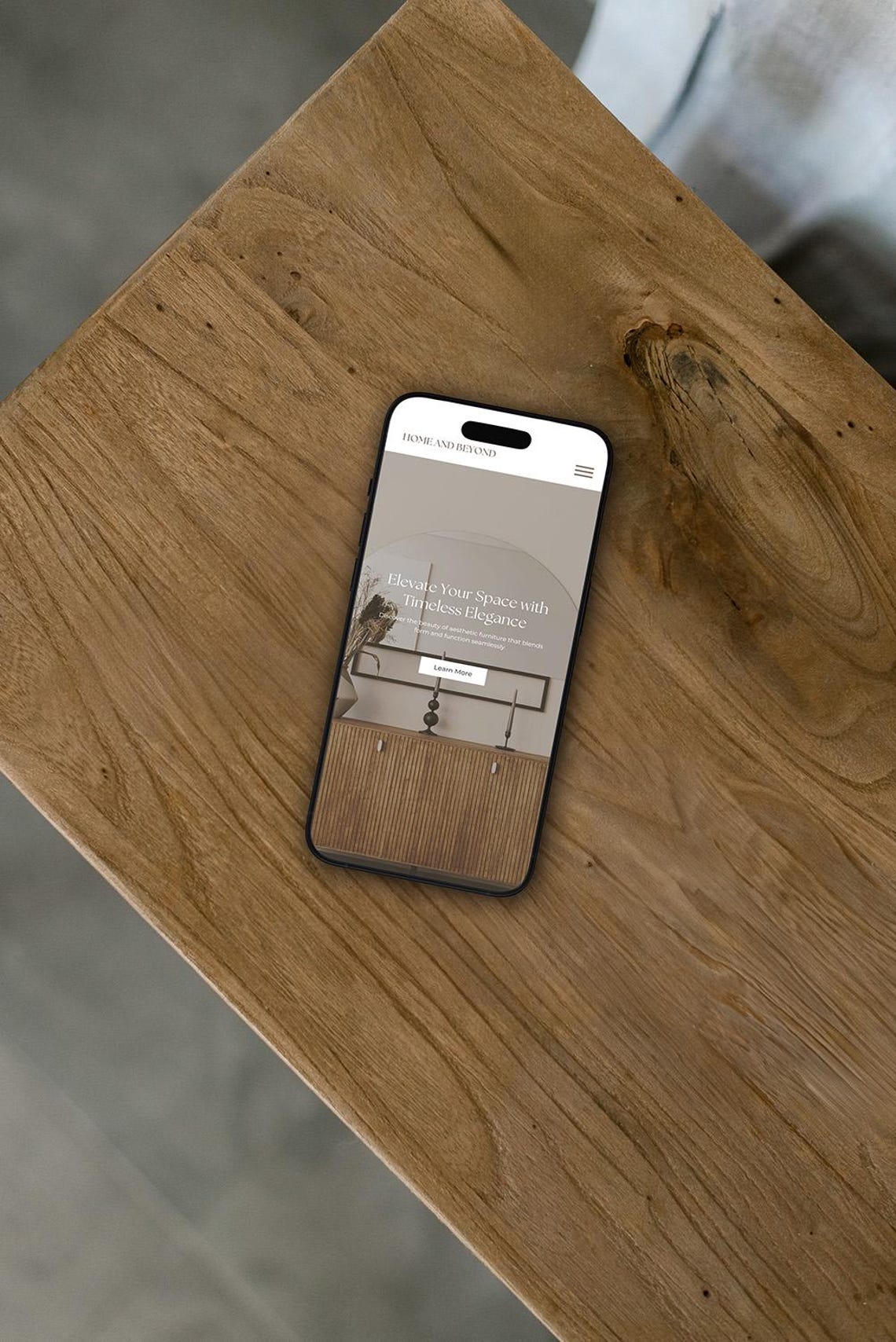 Modern and Minimal iPhone Mockup: Web & Mobile Design (PSD) - Etsy