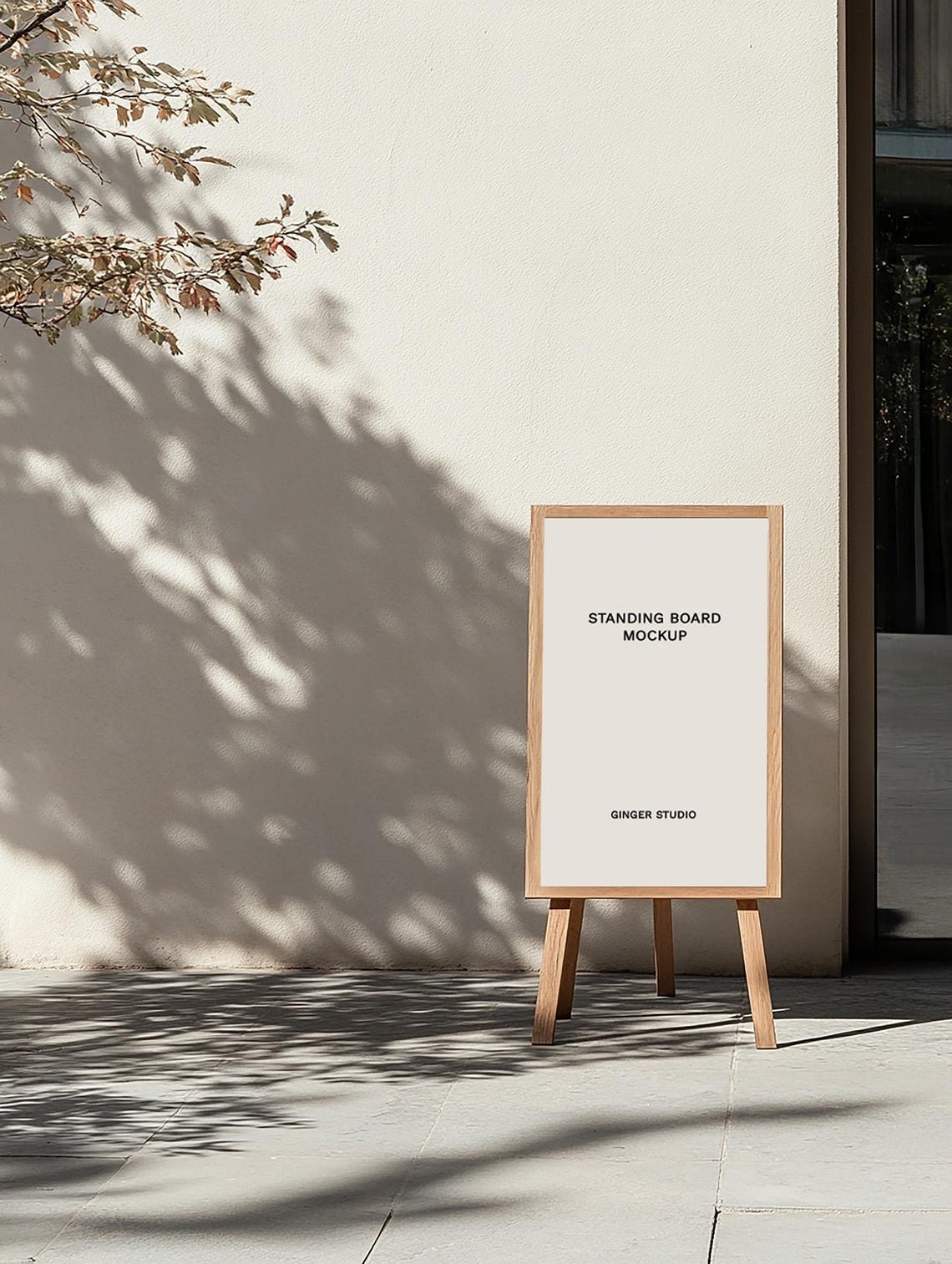 Standing Board Mockup | Welcome Sign Mockup | Event Poster Mockup ...