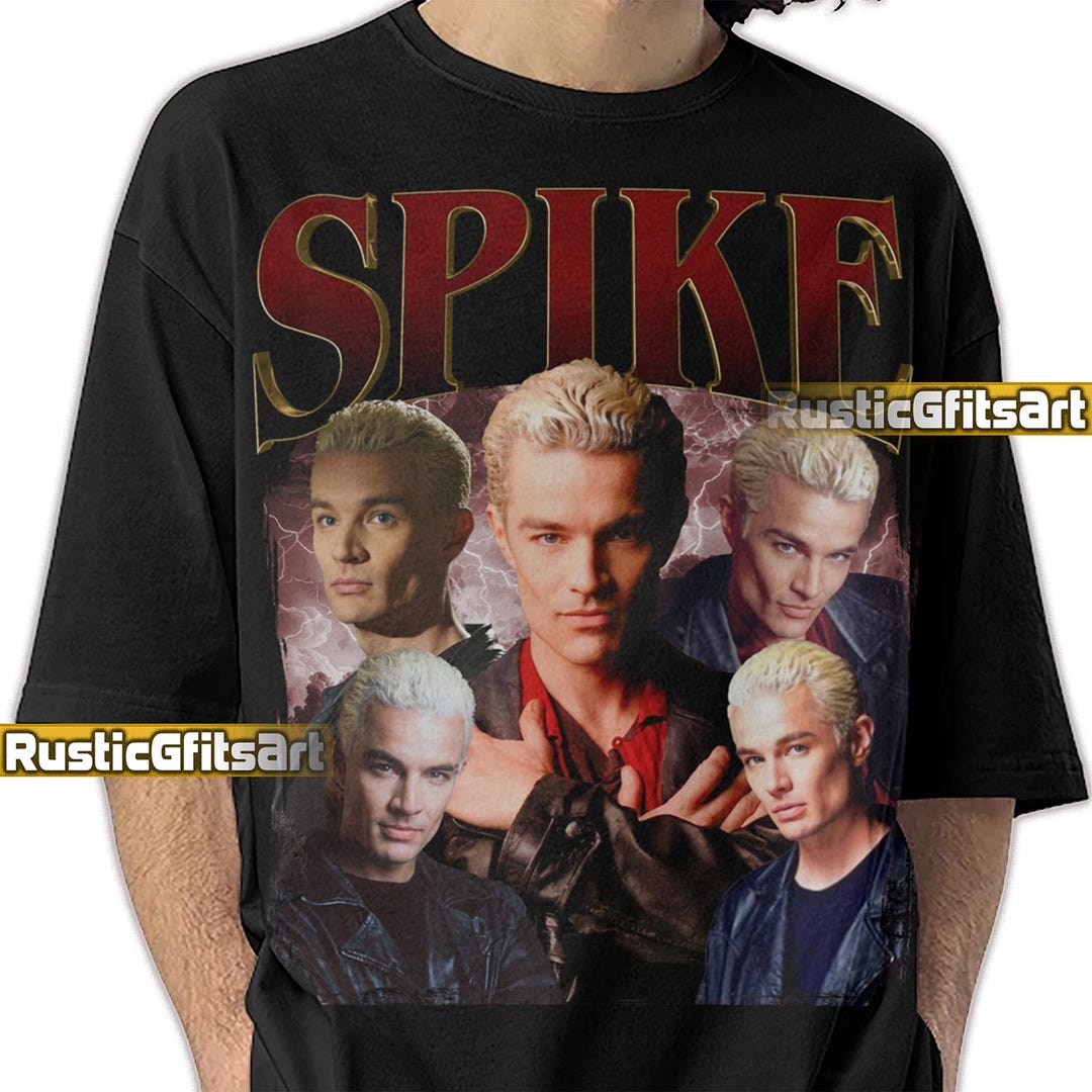 SPIKE BUFFYVERSE SHIRT, Spike Buffy the Vampire Slayer Custom T-shirt ...