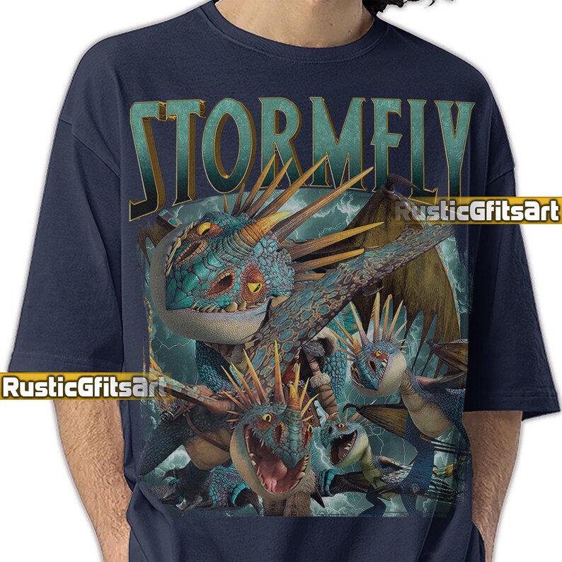 STORMFLY HTTYD SHIRT, Stormfly Custom T-shirt, How to Train Your Dragon ...