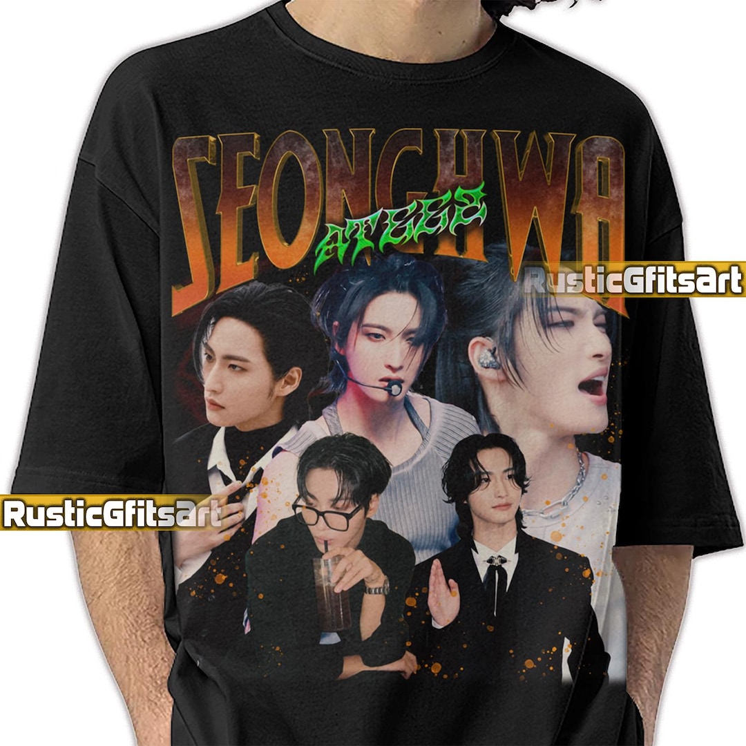SEONGHWA ATEEZ K-pop Shirt, Park Seong-hwa Kpop Concert T-shirt, Ateez ...