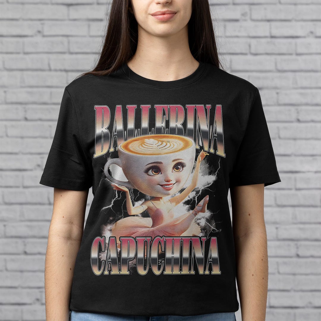 BALLERINA CAPUCHINA SHIRT \ Italian Brain Rot Animals Vintage T-shirt ...