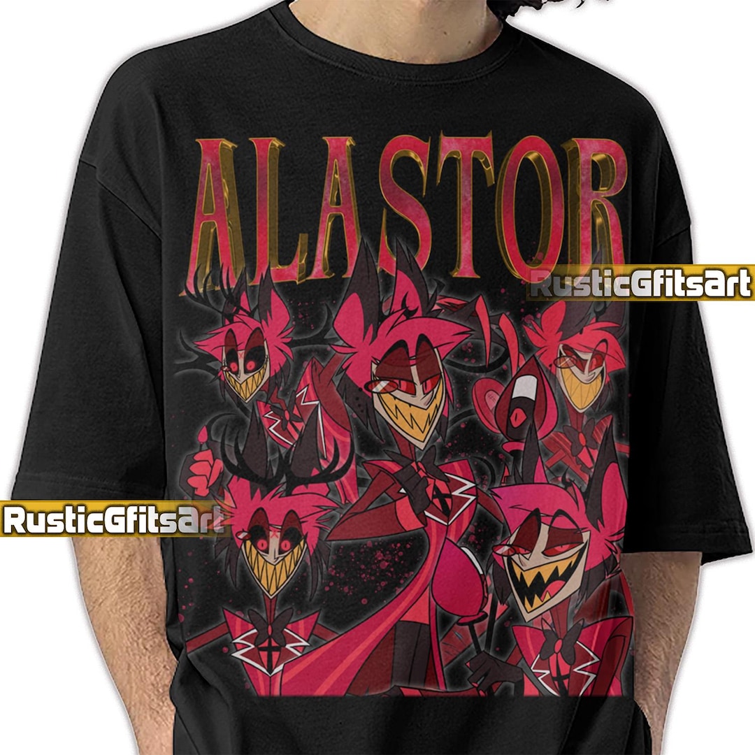 ALASTOR HAZBIN HOTEL Shirt, Alastor Hartfelt Custom T-shirt, Journey to ...