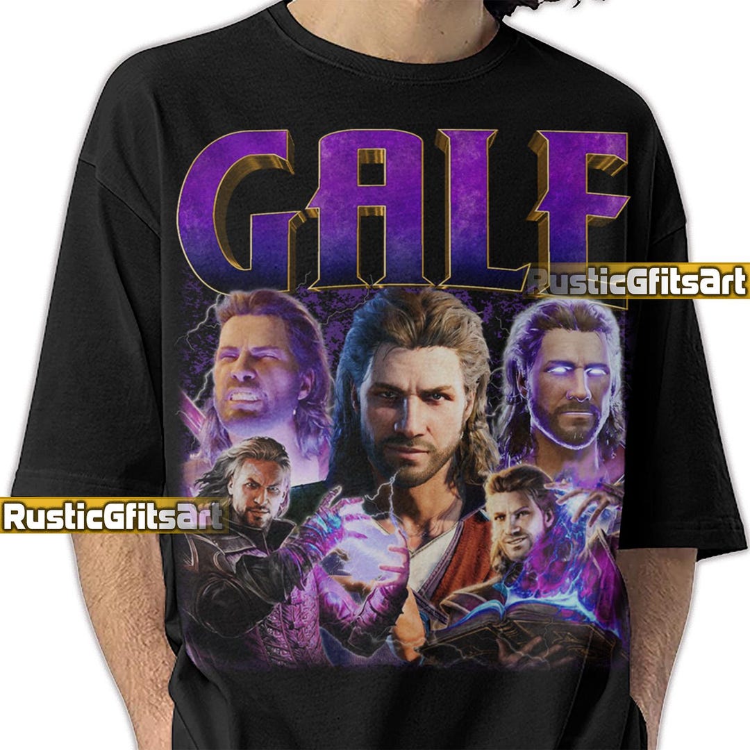 GALE BALDUR'S GATE Shirt, Gale Custom T-shirt, Baldur's Gate 3 Vintage ...