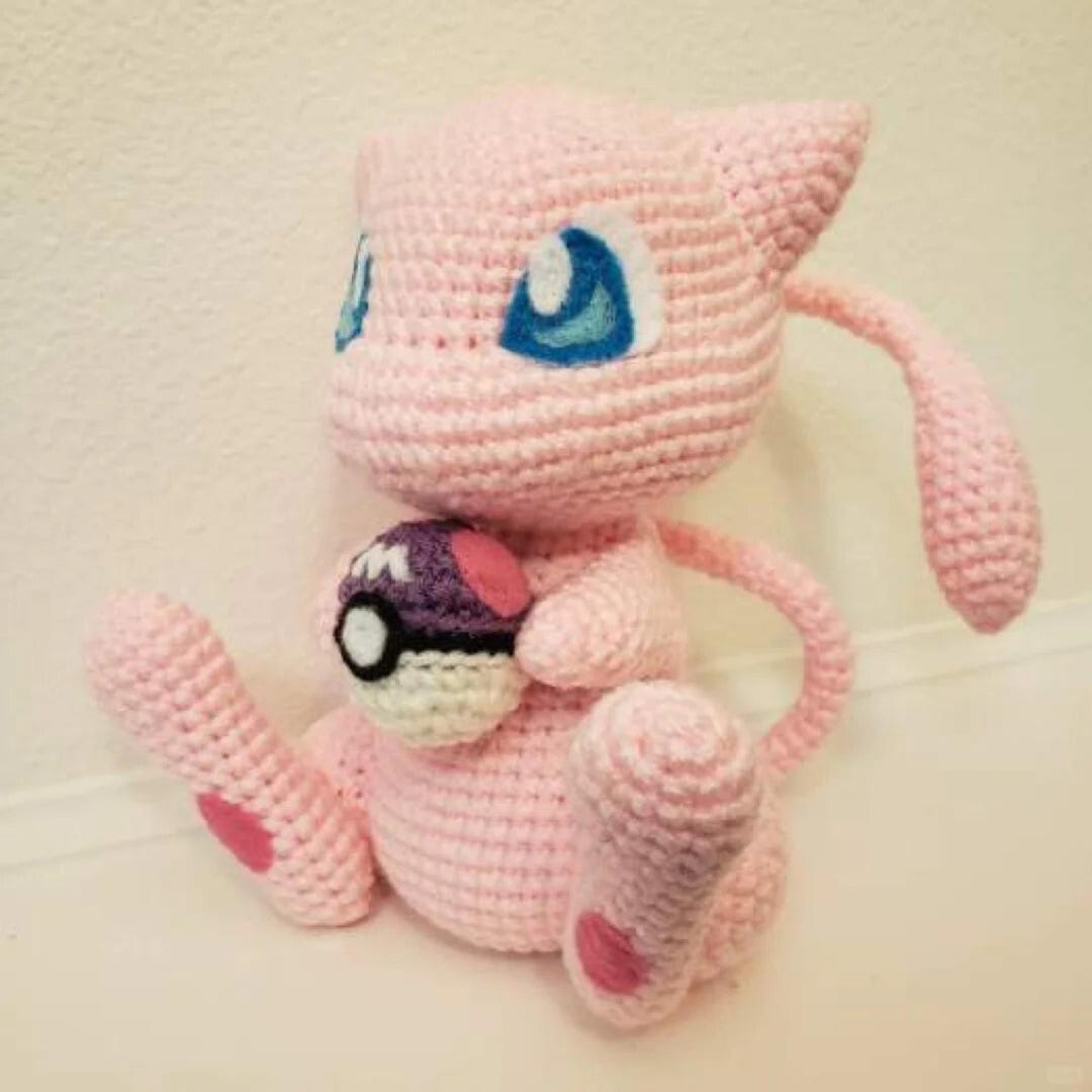 Mew Crochet Pattern, PDF Plushie Amigurumi Pattern, Amigurumi Mew ...