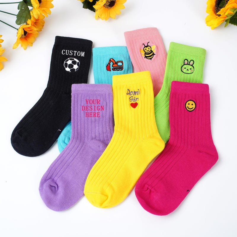Colorful Socks - Etsy
