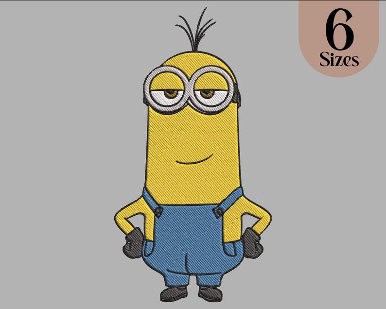 MINION EMBROIDERY DESIGNS ,instant Designs ,6 Sizes - Etsy
