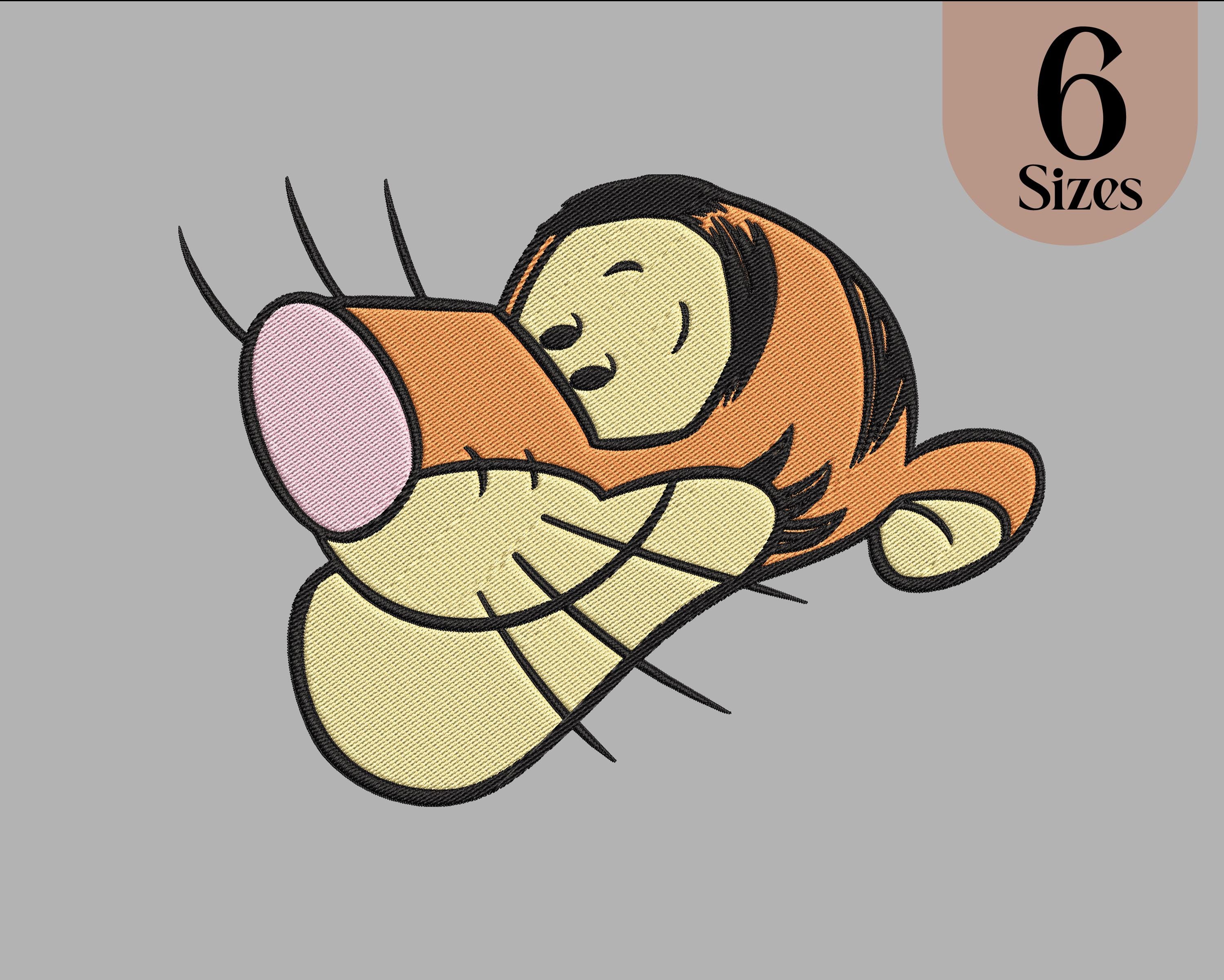 Tigger Machine Embroidery Design, 6 Sizes, Instant Download - Etsy