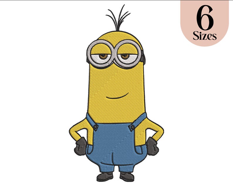 MINION EMBROIDERY DESIGNS ,instant Designs ,6 Sizes - Etsy