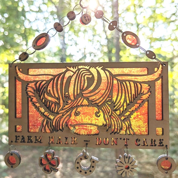 Farm Suncatcher - Etsy