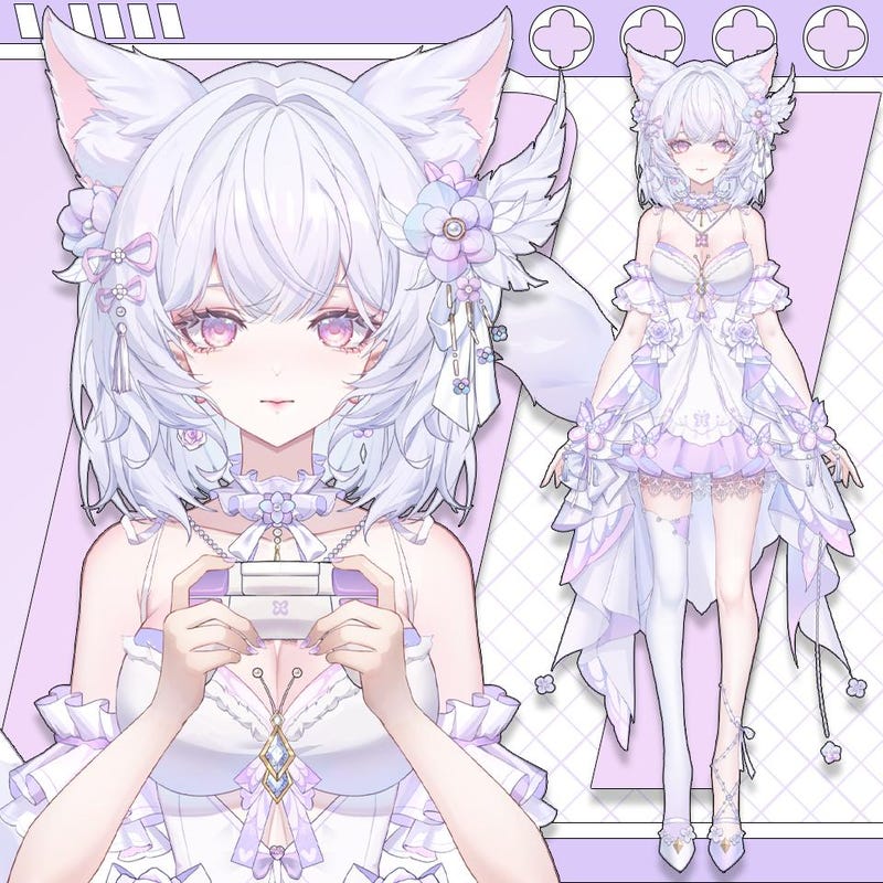 Customizable Vtuber Model by Suiika - Etsy