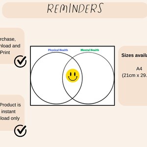 Physical Vs. Mental Health Sorting Activity - Etsy