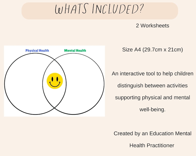 Physical Vs. Mental Health Sorting Activity - Etsy