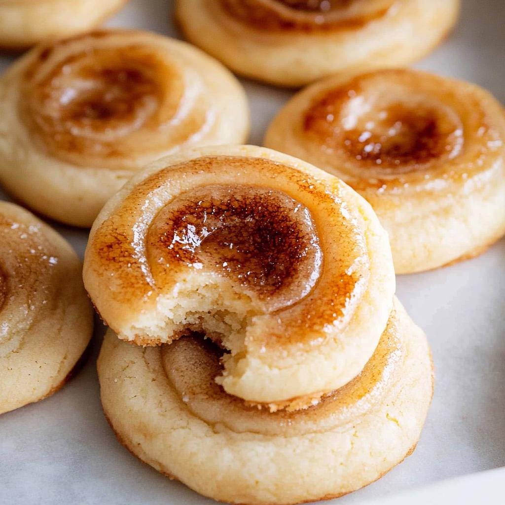 Crème Brûlée Cookies Soft Chewy Gourmet Cookie Box With Caramelized ...