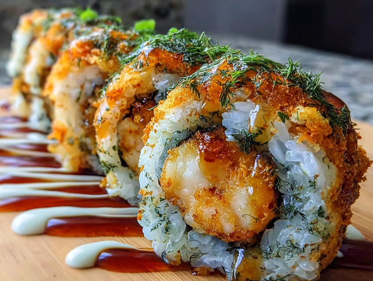 Shrimp Tempura Roll - Digital Recipe Card | Printable PDF | Quick ...
