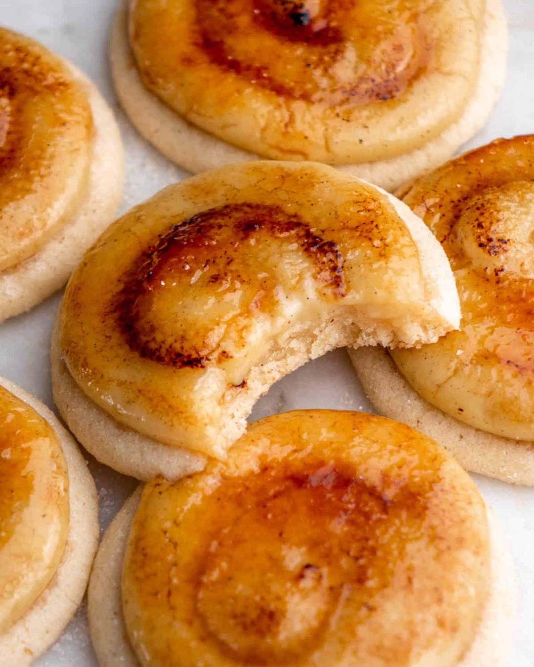 Crème Brûlée Cookies Soft Chewy Gourmet Cookie Box With Caramelized ...