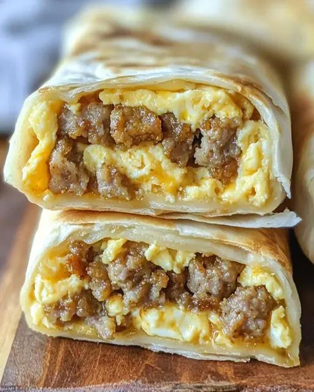 Best Cheesy Sausage and Egg Wraps - Etsy