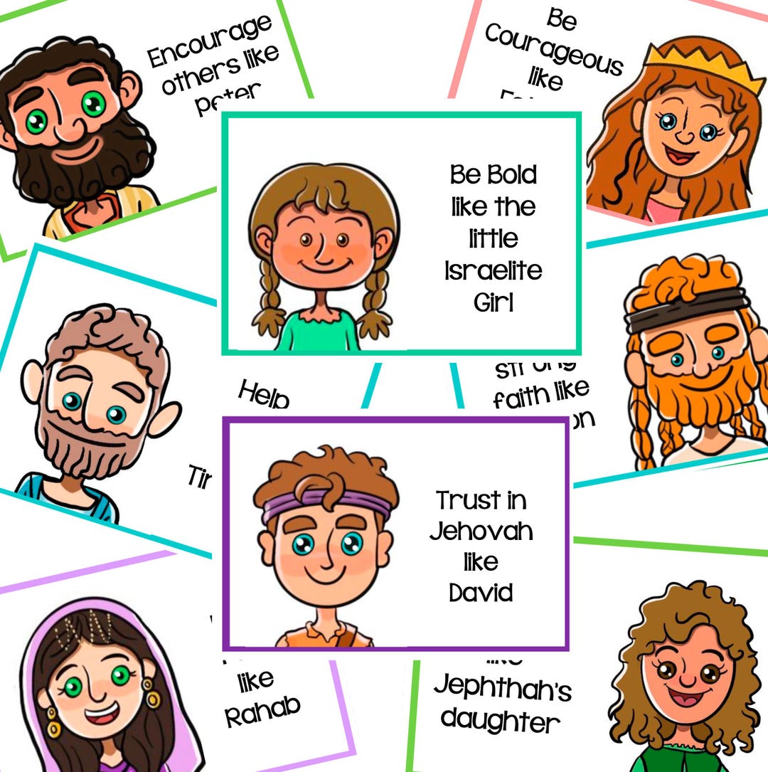 Bible Character Lunchbox Notes – Encouraging & Uplifting for Kids ...