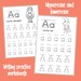 Bible Alphabet Tracing Worksheets - Homeschool, Kindergarten, Pre-k ...