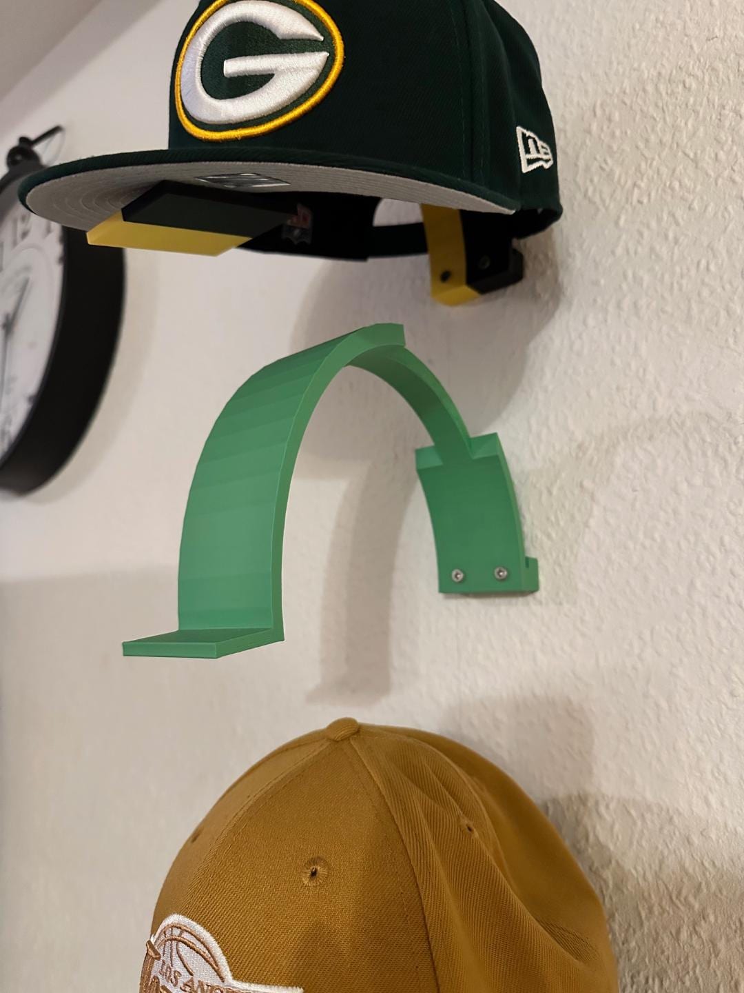 Floating Hat Display Stand 3D Printed Cap Holder Wall-mounted Hat Rack ...