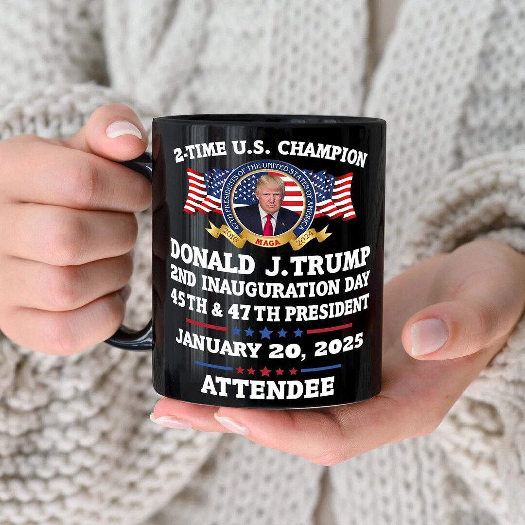 Trump Inauguration Day Mug, 47th President Donald Trump Inauguration ...