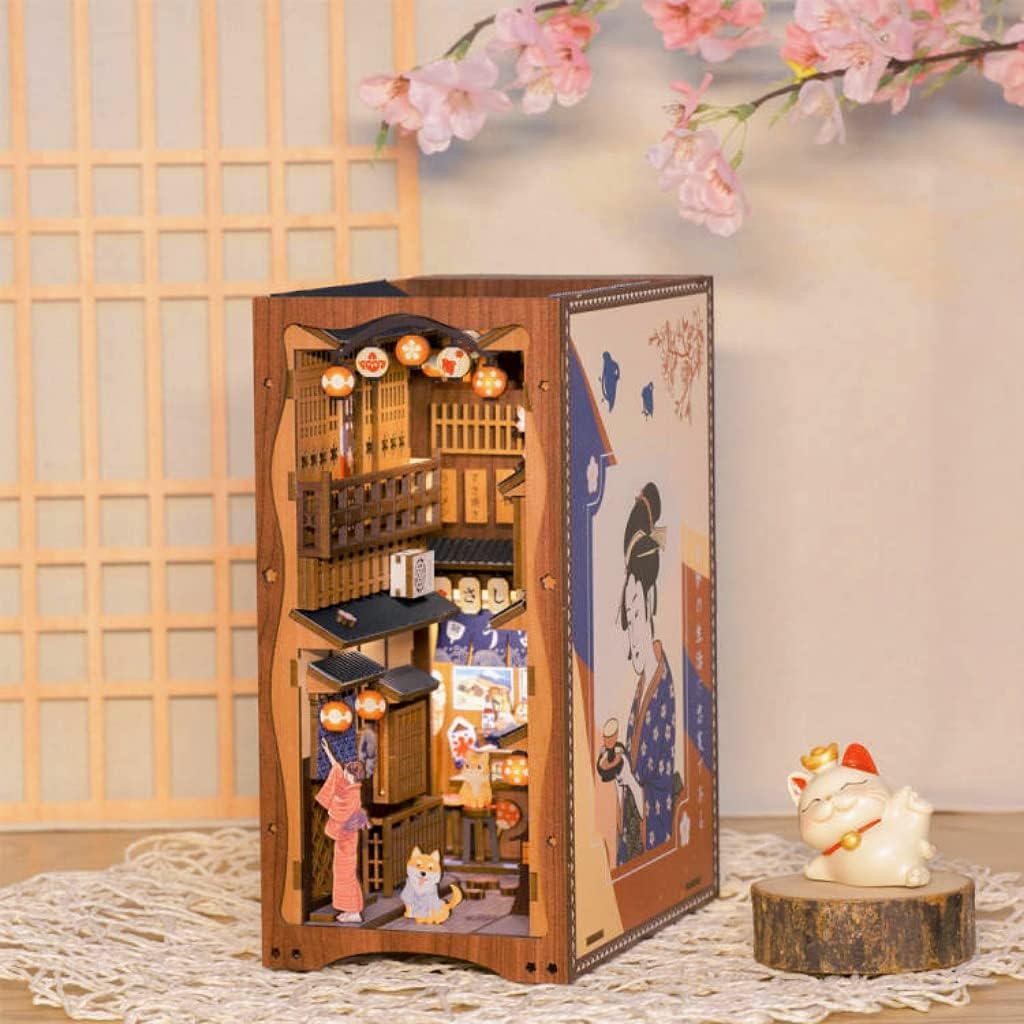Sakura Street Book Nook Kit – Japanese Miniature Library Alley With ...