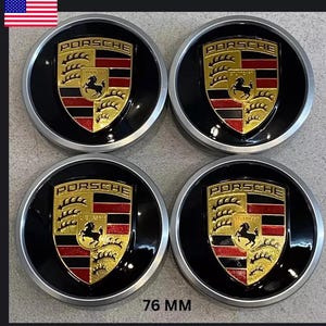 Pack of 4 Hub Porsche Wheel Centre Caps - Etsy