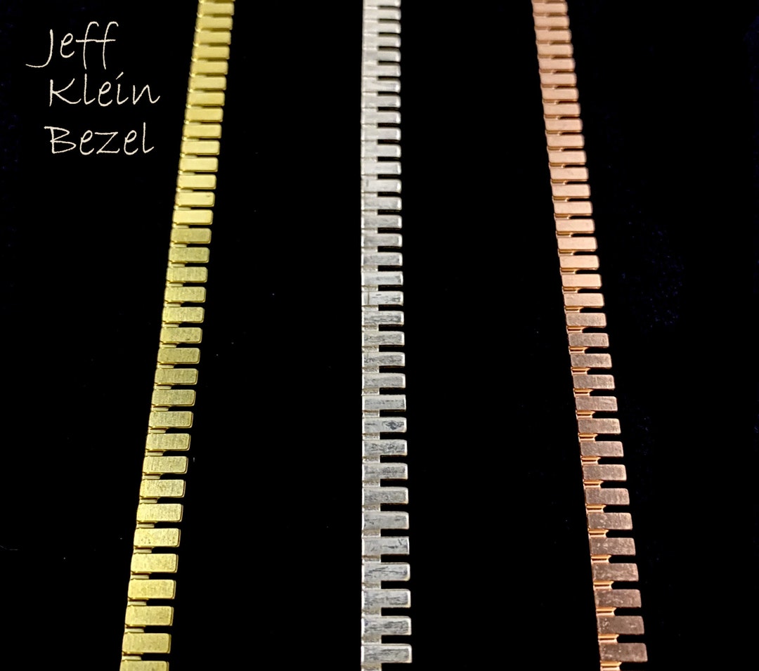 1pc Copper or Brass Castillated Decorative Bezel - Etsy