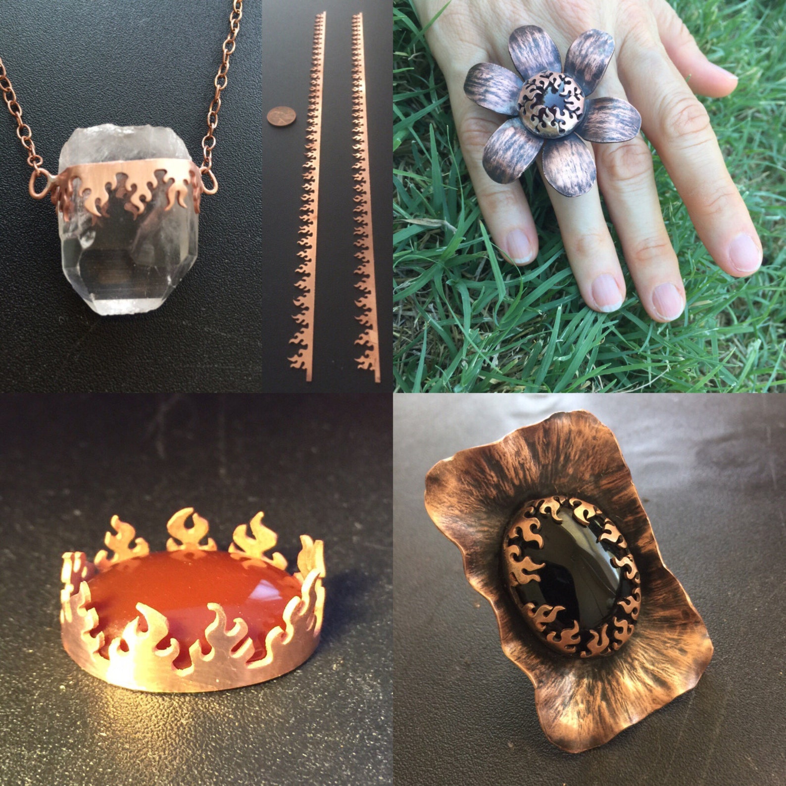 Buy 5 Get 1 Free Copper Package 12 X 10mm Tall X ..81 Or - Etsy