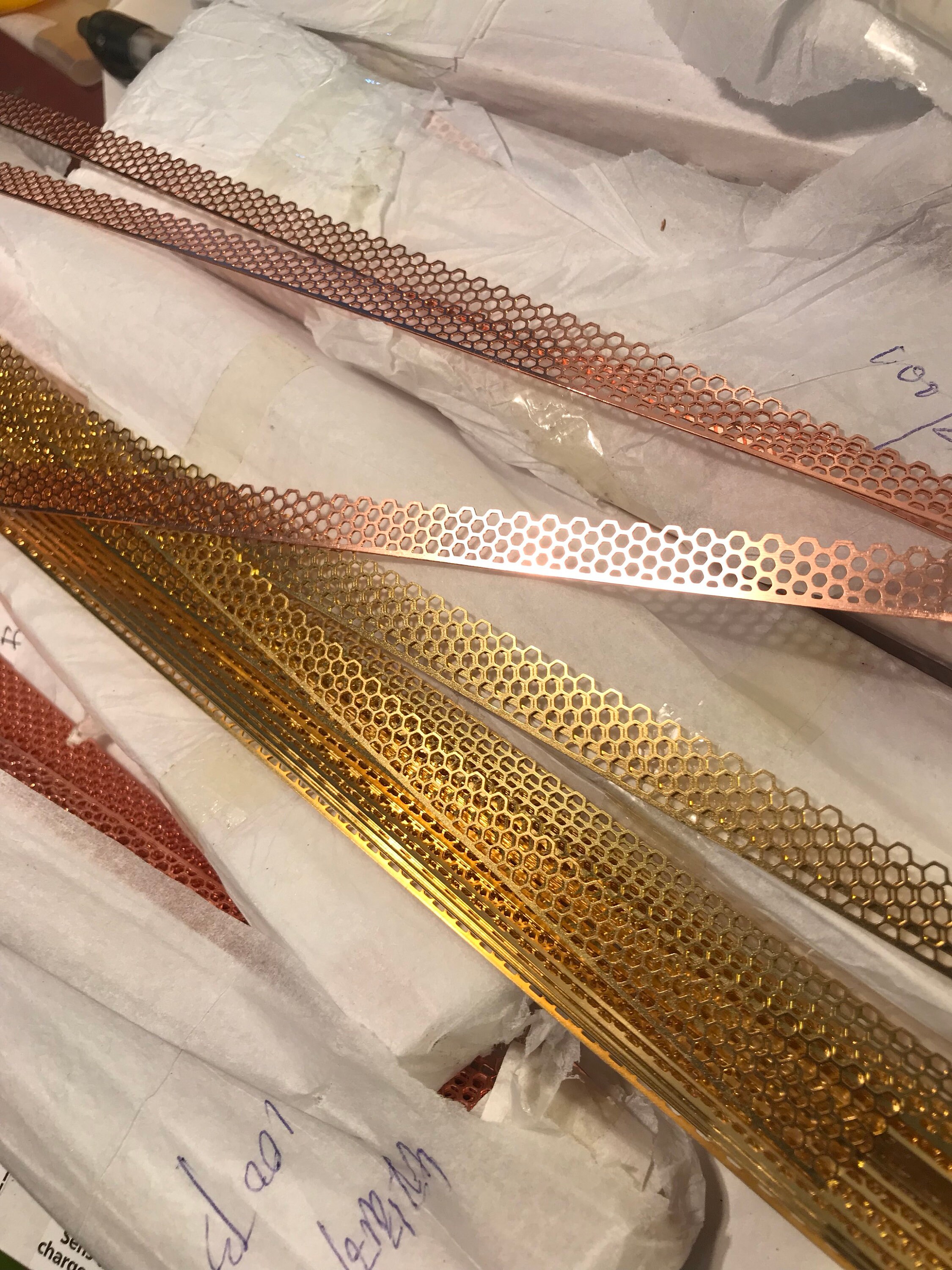 1pc Brass Honeycomb Decorative Bezel Wire - Etsy