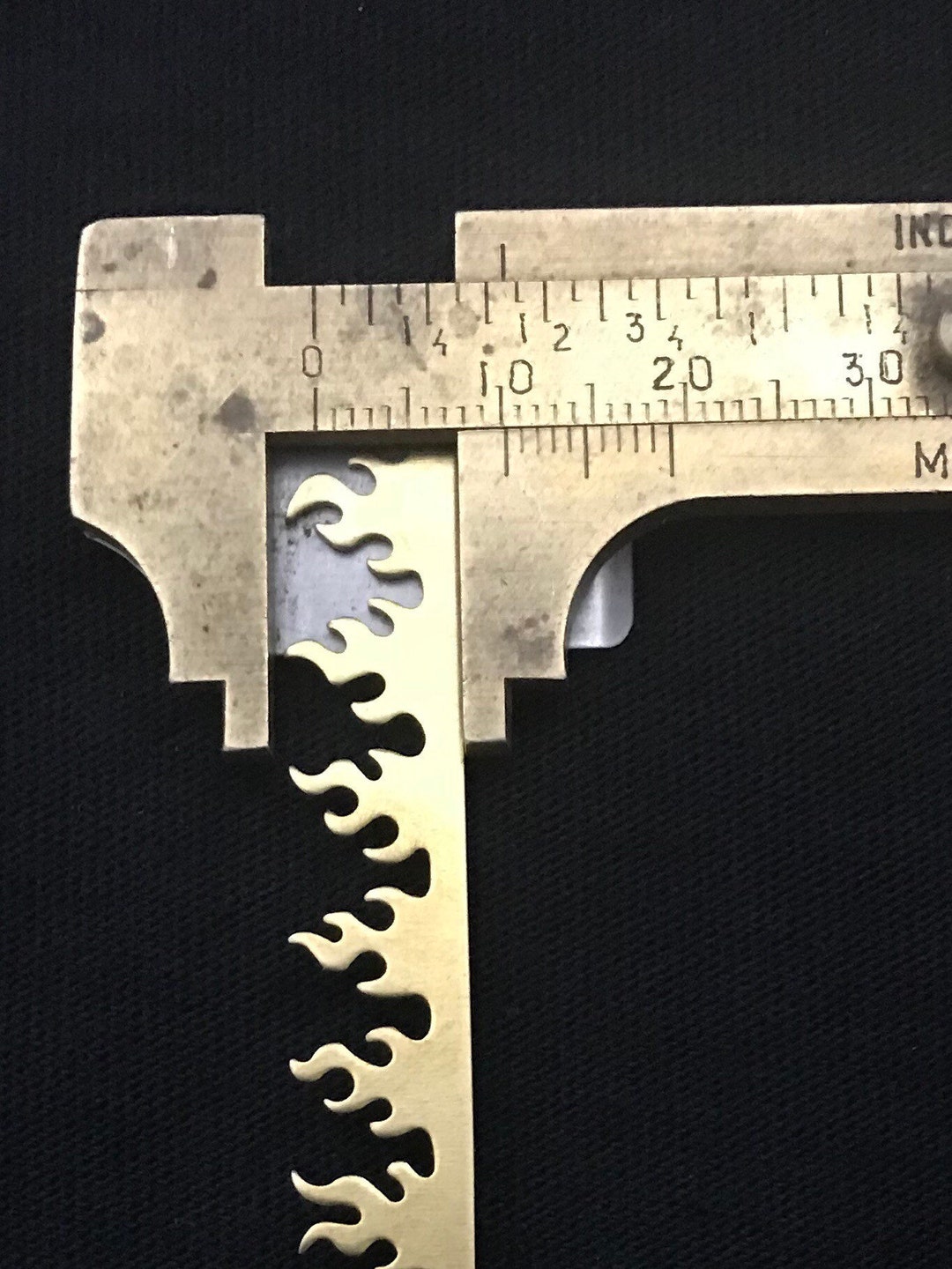 1 Large 10mm Brass Fire Beze 20 Gauge Thick - Etsy