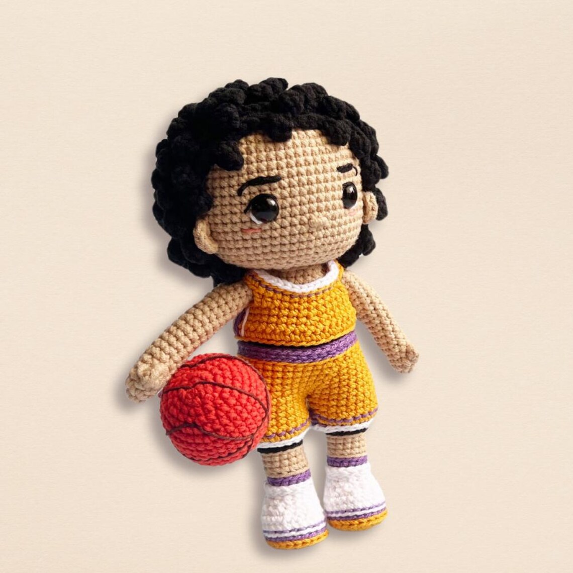 Crochet Pattern, Basketball, Crochet Basketball, Crochet Doll Amigurumi ...