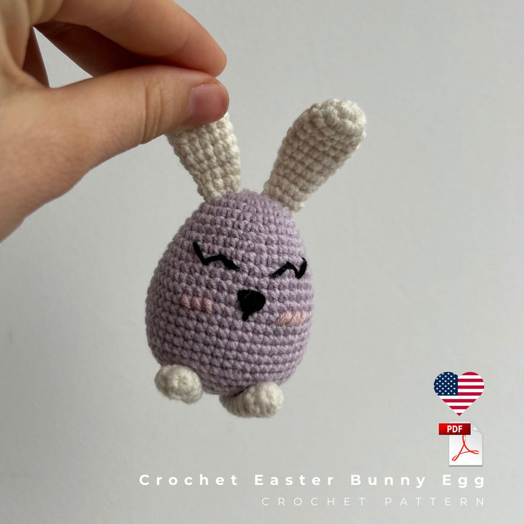 Amigurumi Easter Bunny Egg Crochet Pattern – DIY Holiday Plush (PDF ...