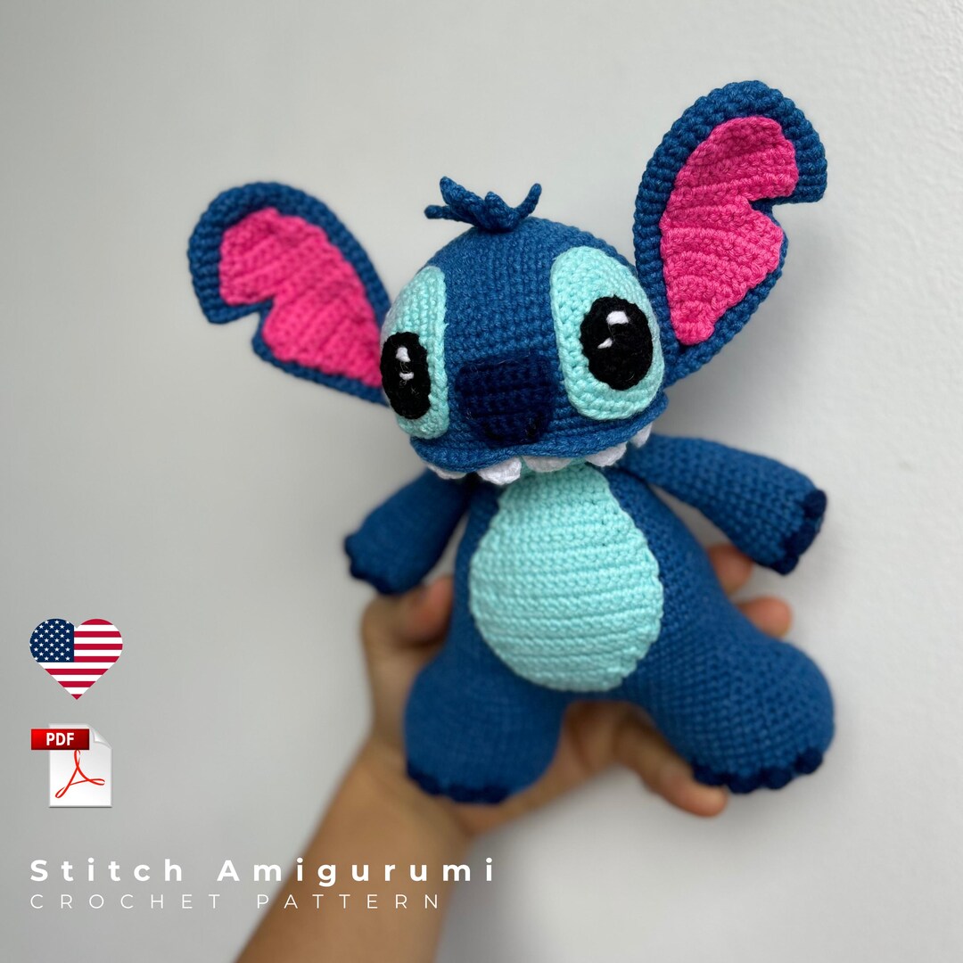 Stitch Amigurumi Crochet Pattern – PDF Tutorial (english) - Etsy