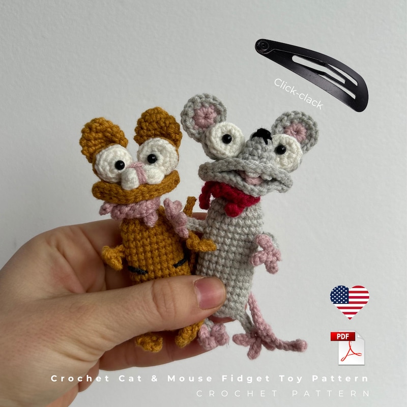 Crochet Fidget Clicker Pattern - Etsy