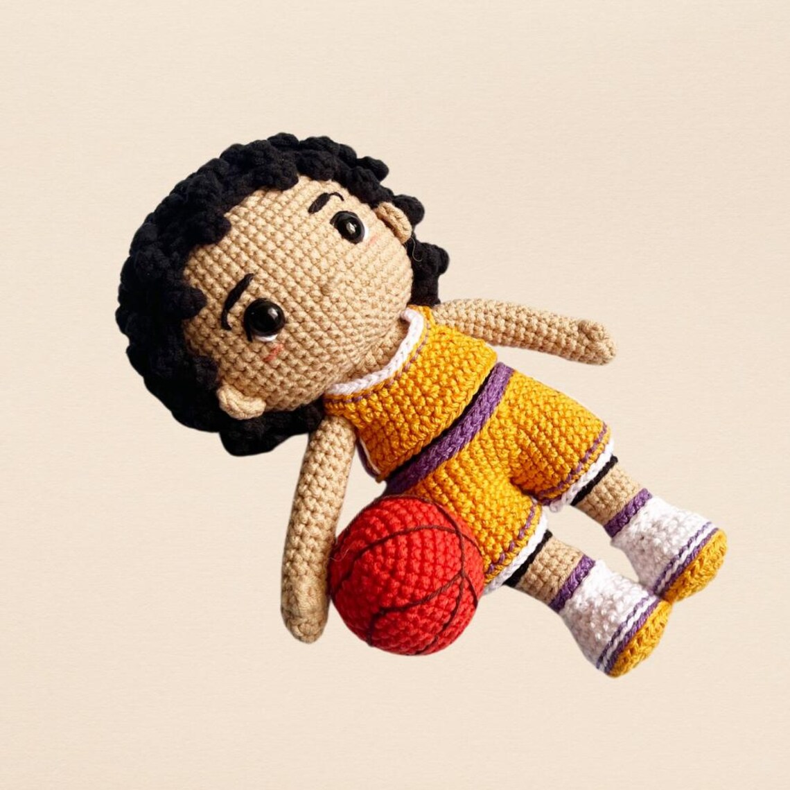 Crochet Pattern, Basketball, Crochet Basketball, Crochet Doll Amigurumi ...