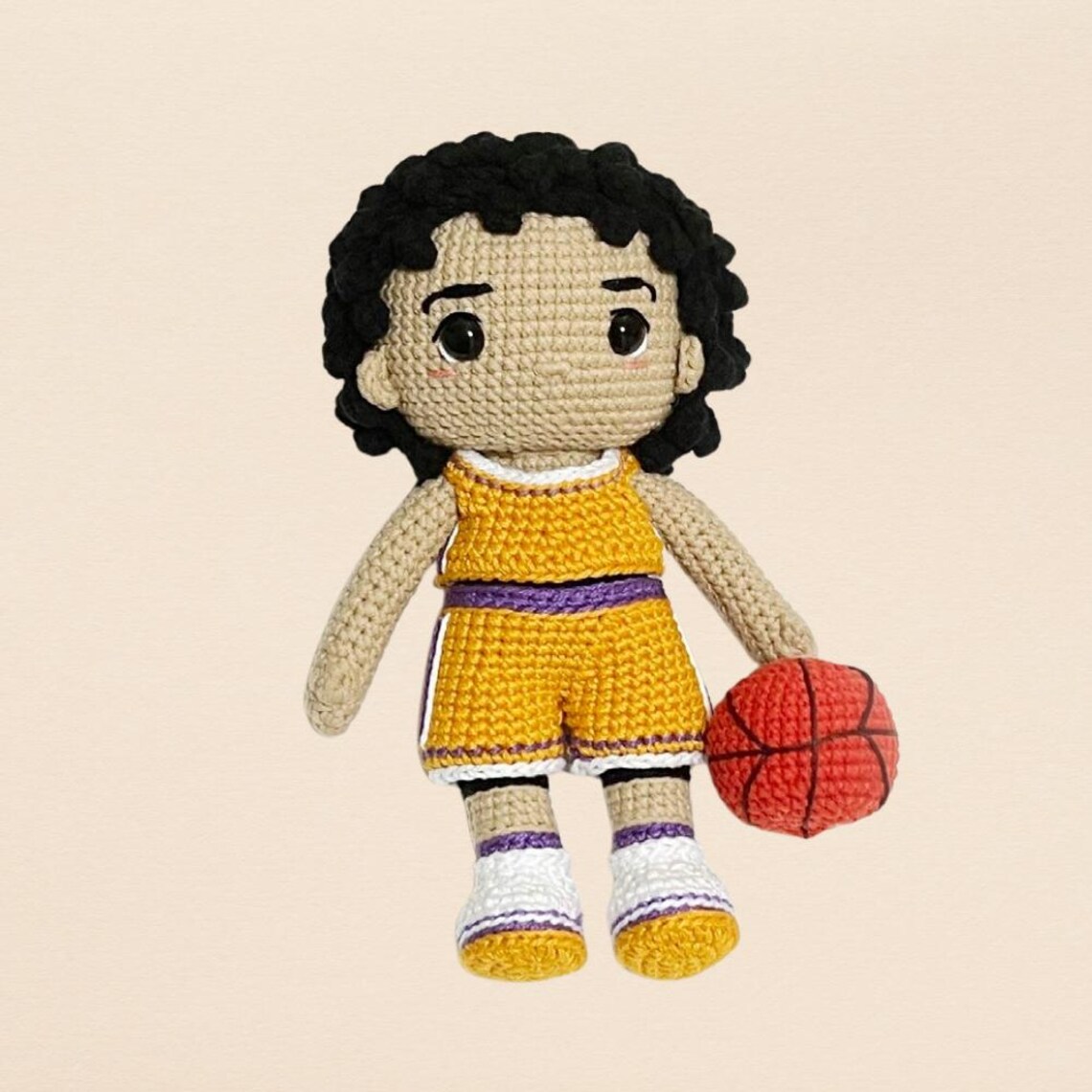 Crochet Pattern, Basketball, Crochet Basketball, Crochet Doll Amigurumi ...