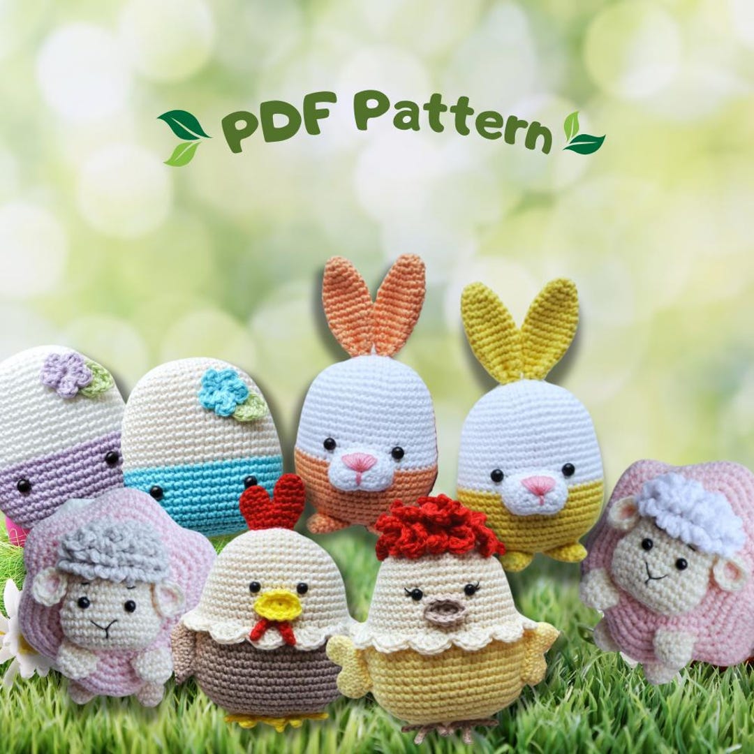 Crochet Pattern Easter Egg,easter Day Crochet Pattern, Easter Ornament ...