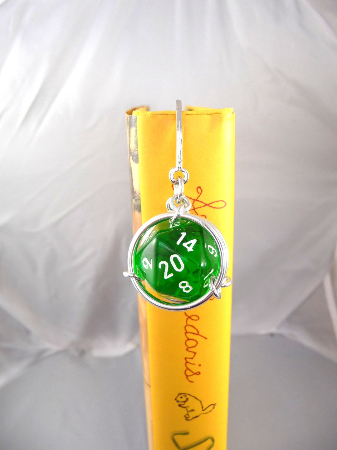 Bookmark: Custom D20 You Choose Chessex Dice Color Stainless Steel ...