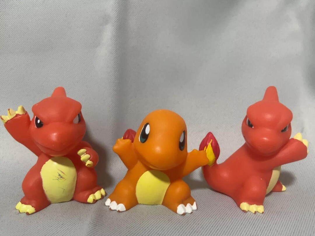 Charmander Pokemon Figure Finger Puppet Lotset Bandai Japan Vtg Bundle ...