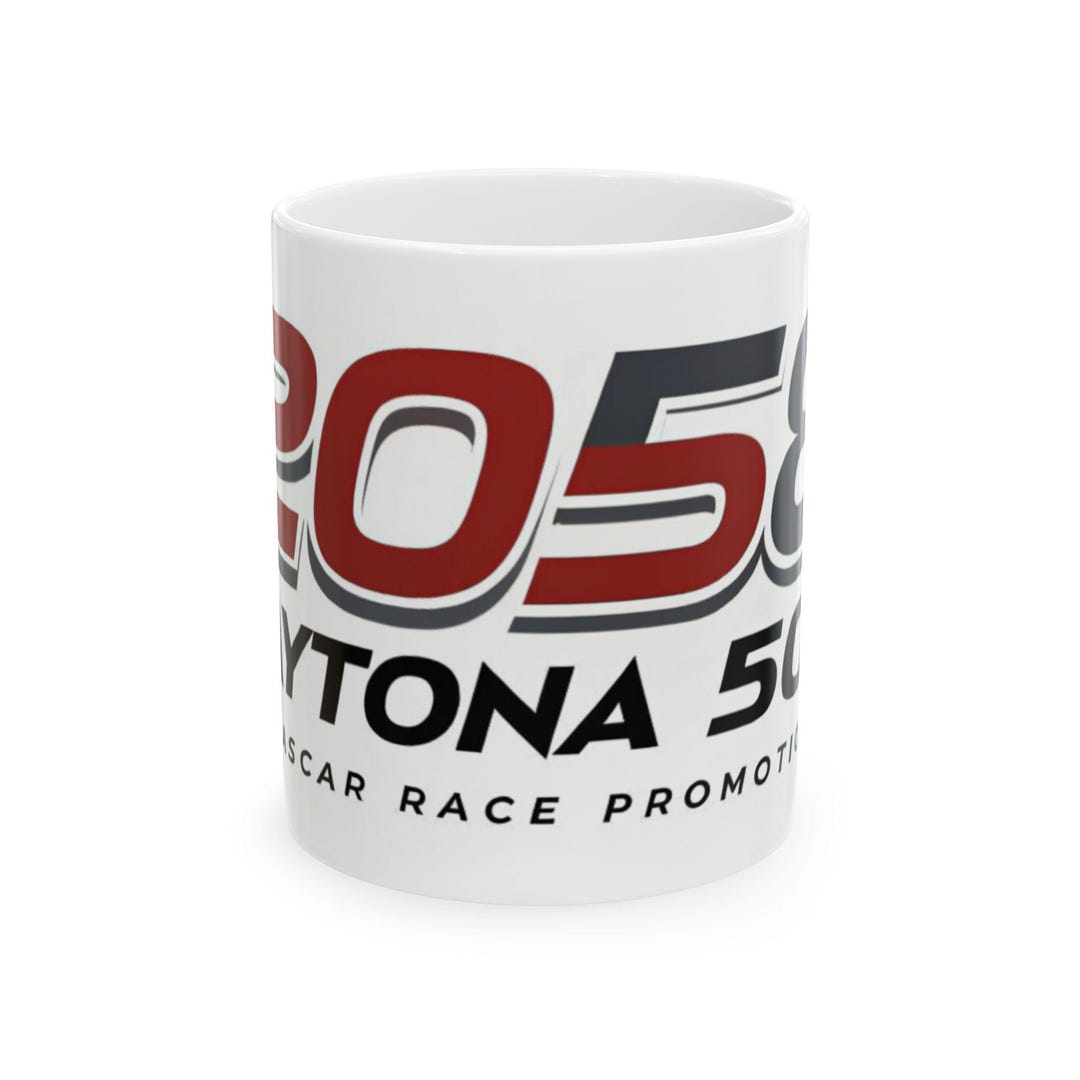 Daytona 500 Racing Ceramic Mug | Perfect for NASCAR Fans, Gift Ideas ...