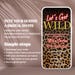 Cheetah Print Birthday Invitation Template: Red & Gold Jungle Glam ...